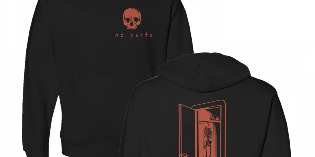 No Parts Skeleton Hoodie | MerchYeah