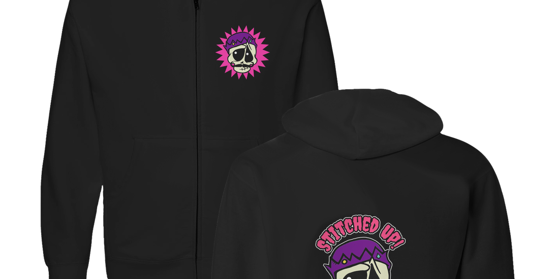 Stitched Up! Zip Hoodie | MerchYeah