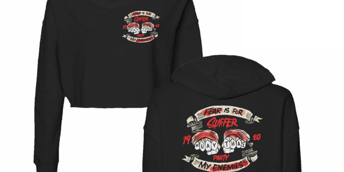 Hard knux crop hoodie | MerchYeah