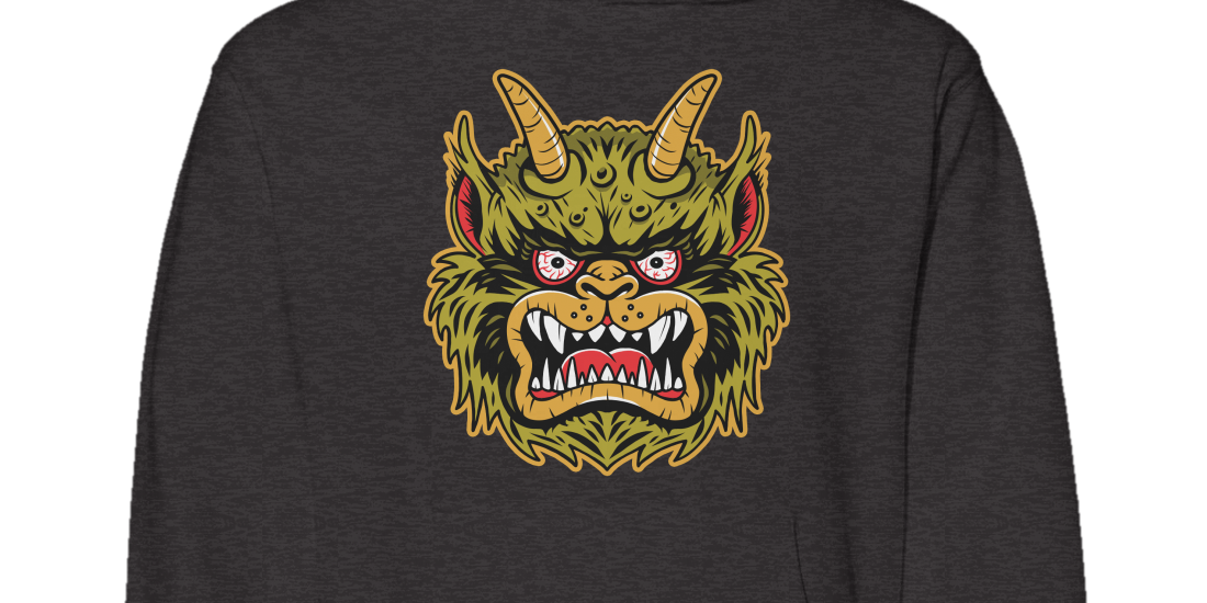 Giant Moon Monster Hoodie | MerchYeah