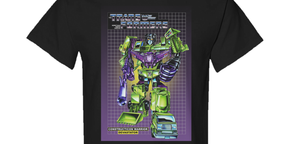 Transformers Devastator Box Art Black | MerchYeah