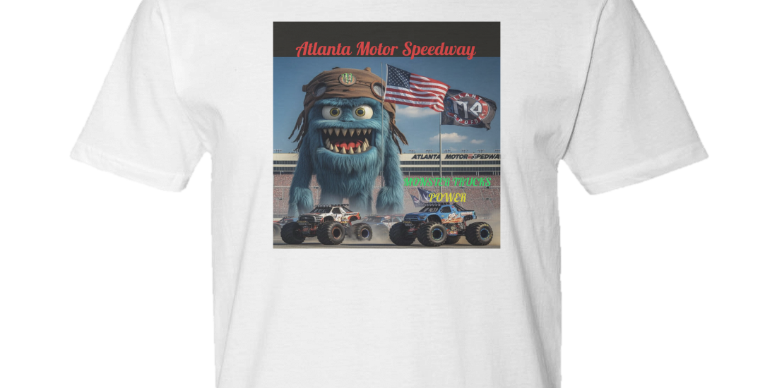 Atlanta Motor Speedway Monster Truck T-Shirt | MerchYeah