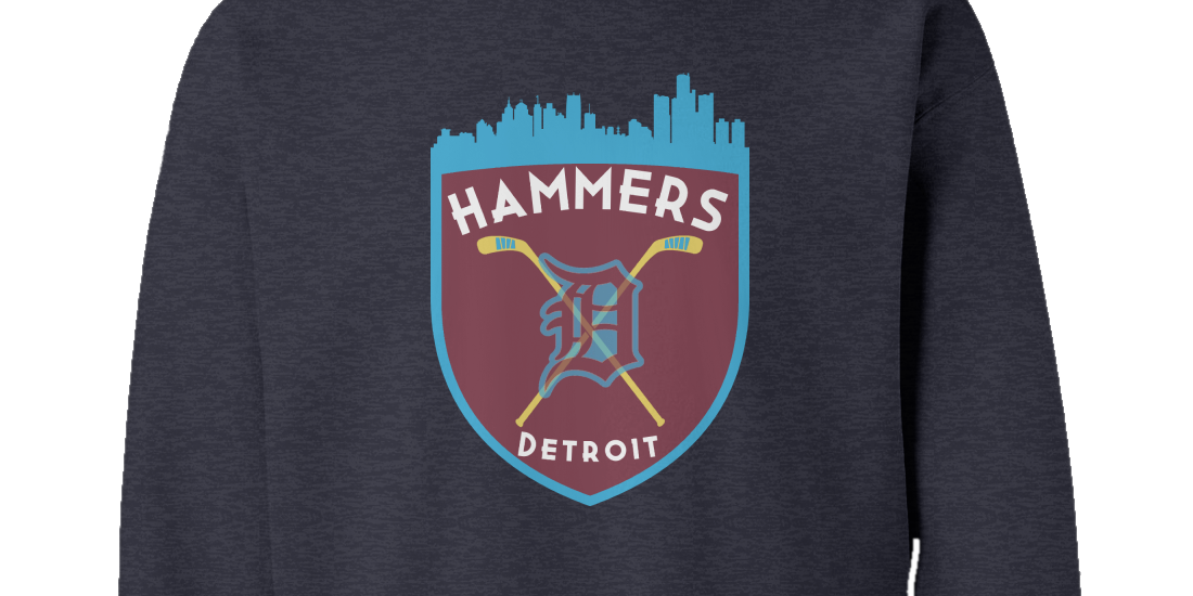 Detroit Hammers Hockey Sweatshirt | MerchYeah