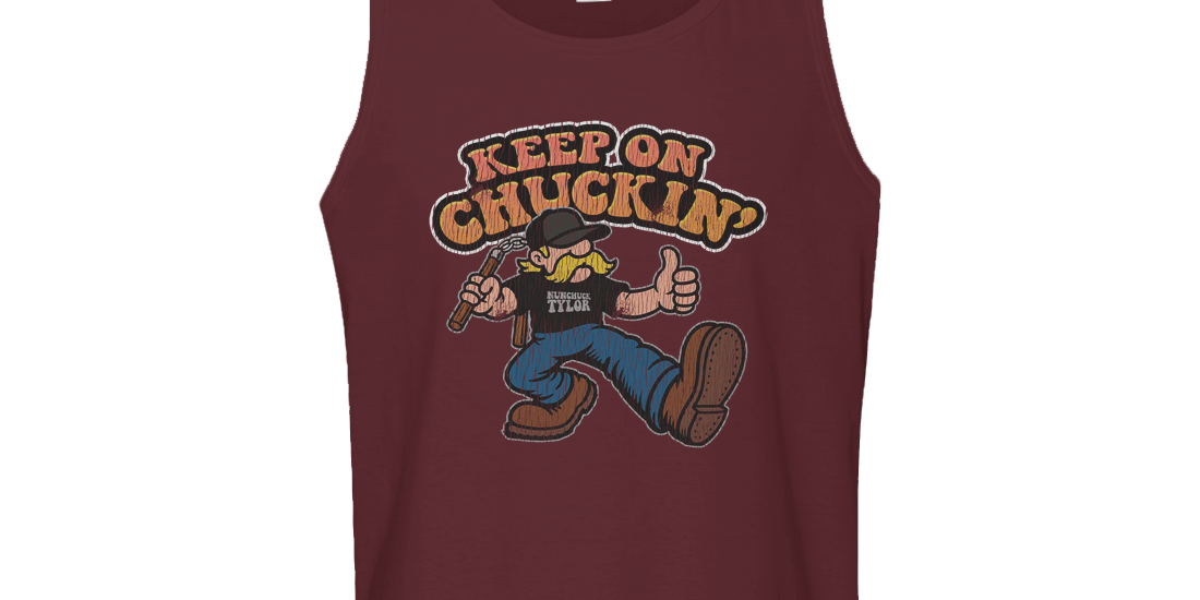 Keep On Chuckin' Tank | MerchYeah