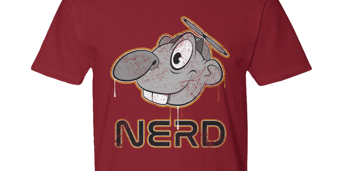 Nerd - distressed | MerchYeah