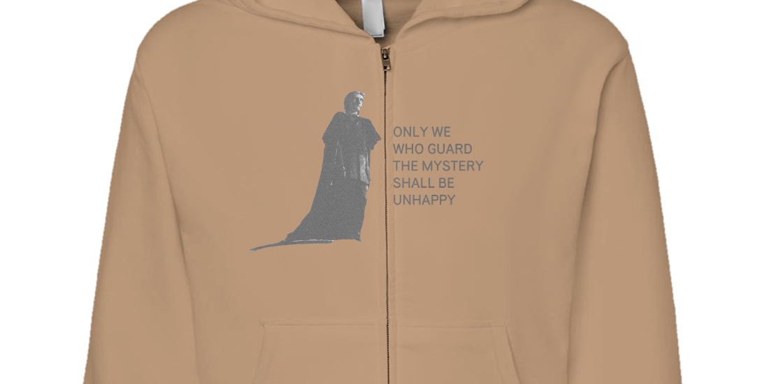 Only We Who Guard the Mystery Zip Up | MerchYeah