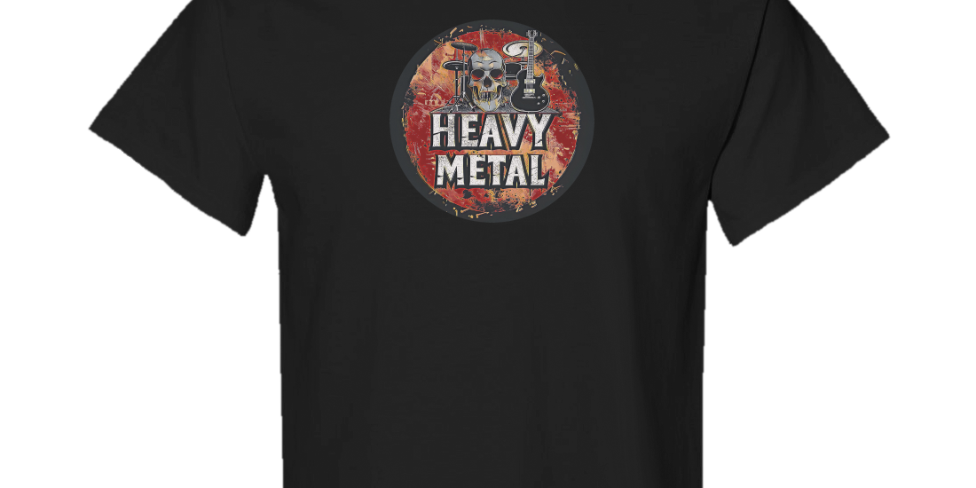 HEAVY METAL (FIRE) (THIN T-Shirt) Gildan Softstyle Modern Classic-Fit Softstyle Tee | MerchYeah