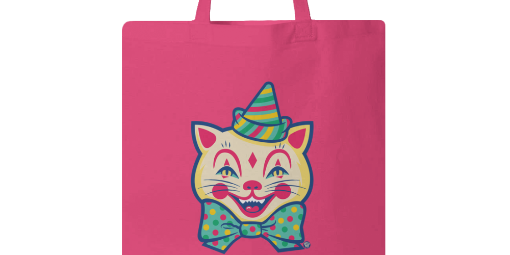 Clown Cat Tote | MerchYeah