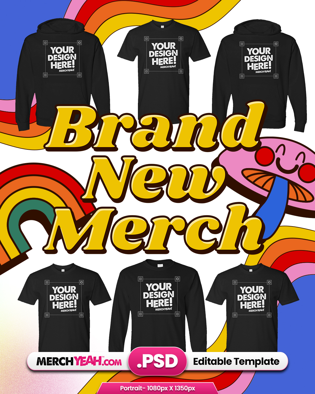 Hippy Style New Merch Template | MerchYeah